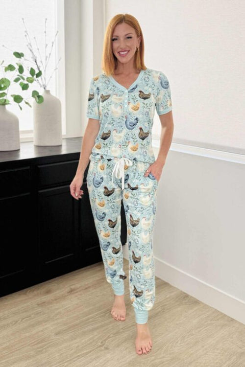 PREORDER Shirley Matching Set | Tee & Joggers | Sage Chicken - shippin ...